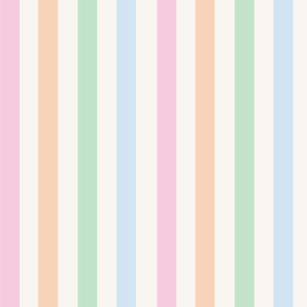 Tecido Tricoline Digital Listrado Cores Pastel | Avimor Tecidos