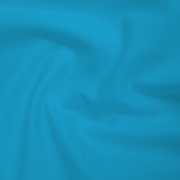 Tecido Tricoline Liso Azul Turquesa 100% Algodão | Avimor Tecidos